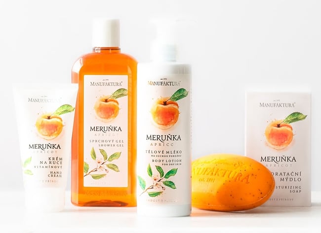 Manufaktura Hydratační tělové mléko na suchou pokožku Meruňka